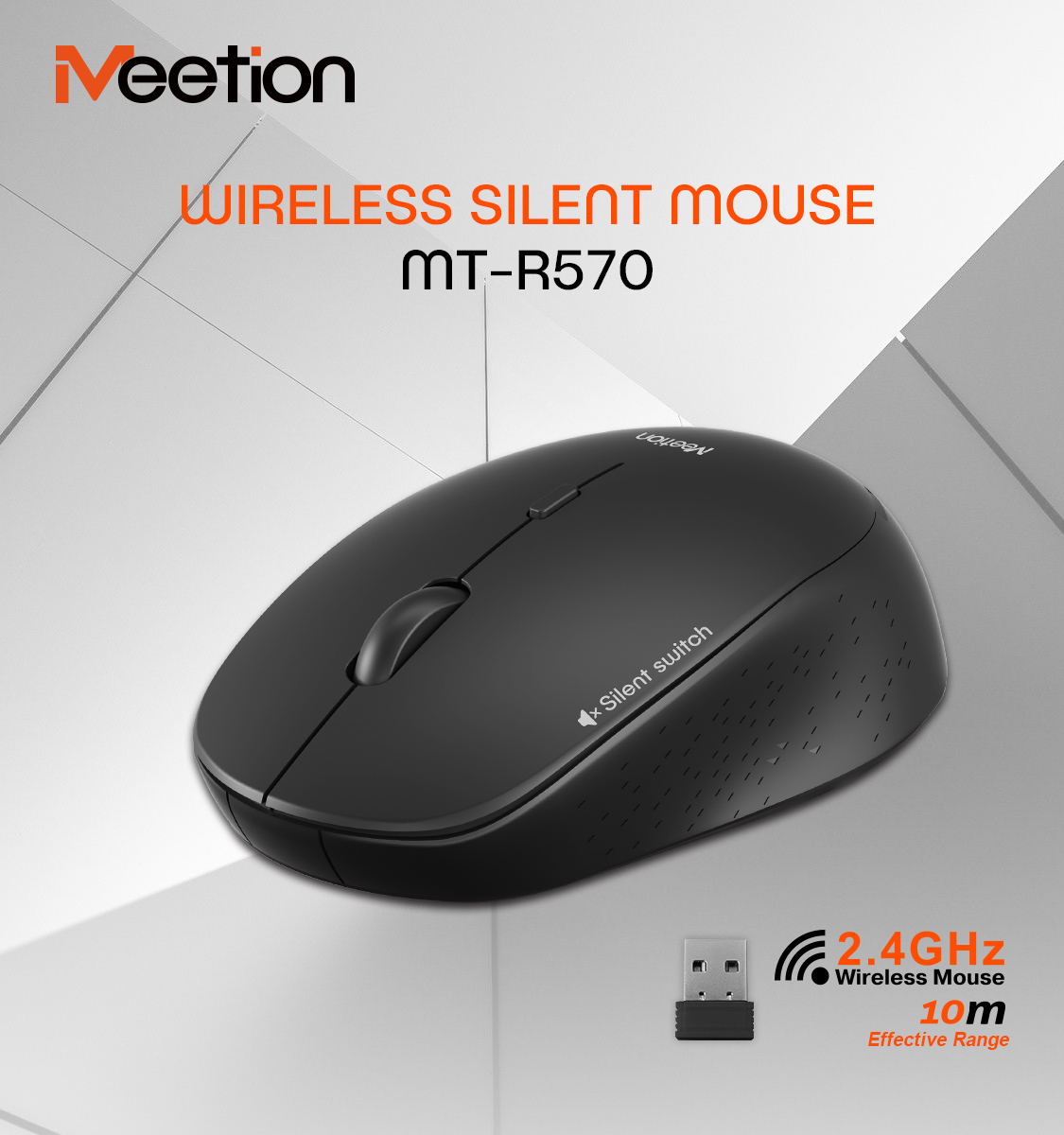 Wholesale Rechargeable Silent Wireless Bluetooth Mouse | Meetion