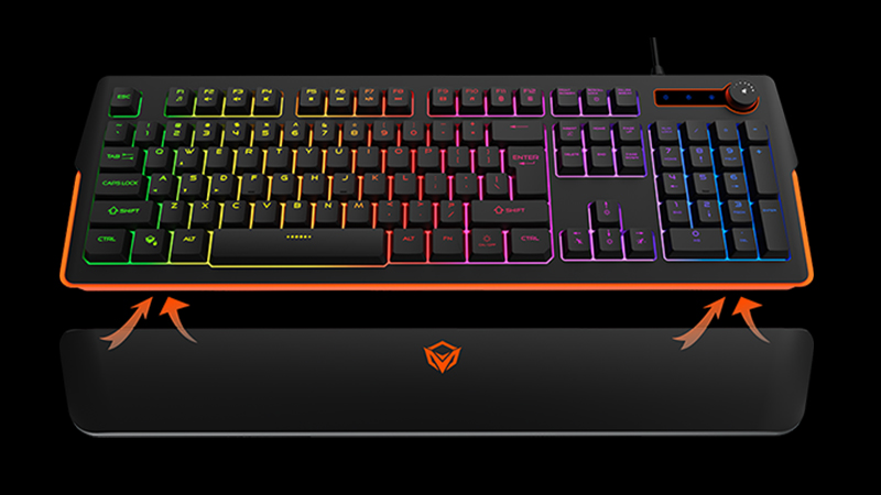 Magnetic Wrist Rest Keyboard for Gaming | Meetion Gaming Keyboard