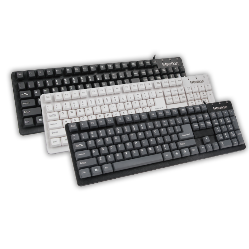 Keyboard Berkabel Putih - - - Rapat