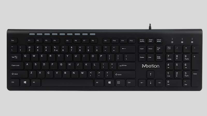 Meetion Wholesale Wired Standard Multimedia Ultrathin Keyboard