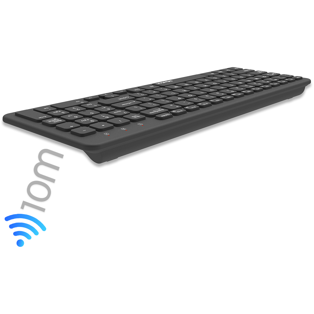 WIRELESS ULTRA THIN CHOCOLATE KEYBOARD - Meetion