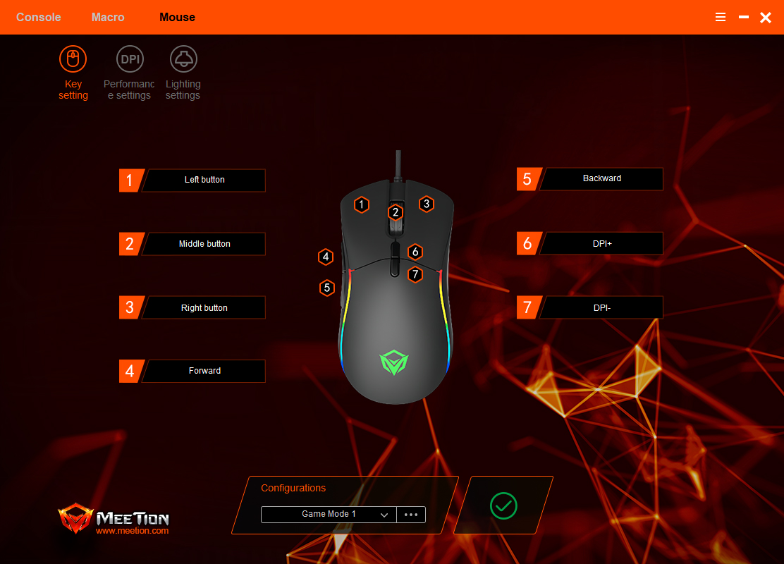 Logiciel de pilote de souris de jeu GM19_2023