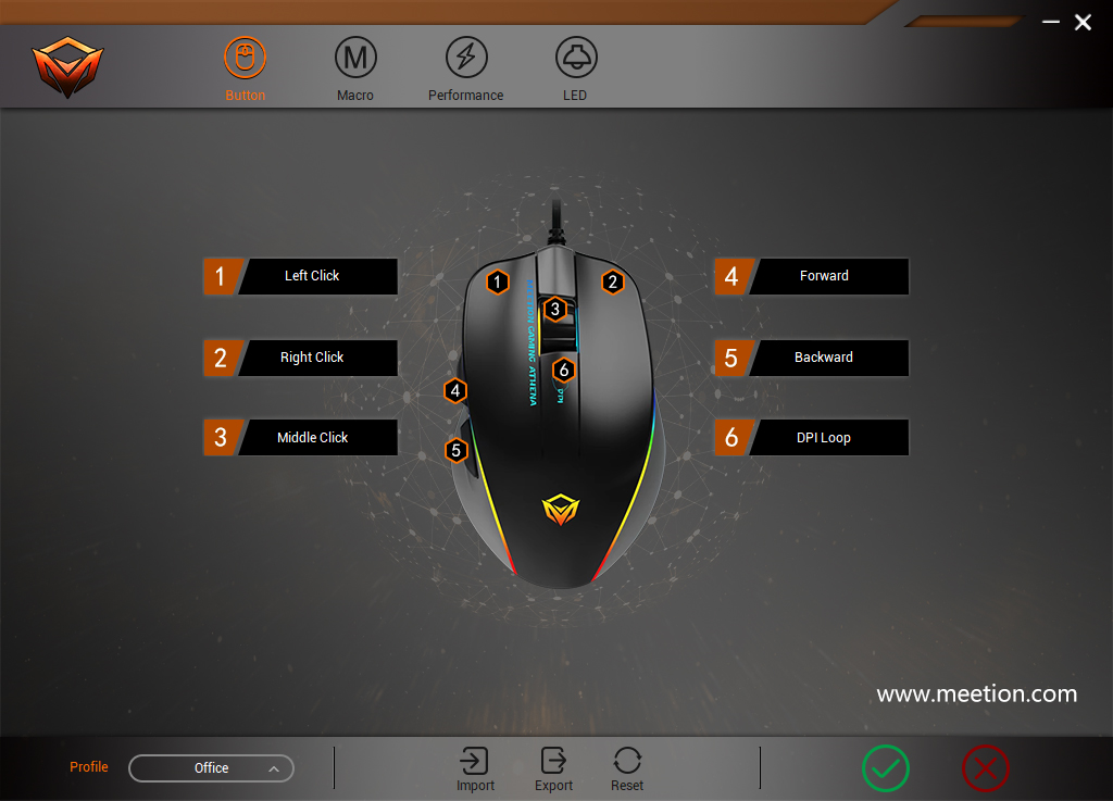 GM230 Gaming Mouse Driver Software