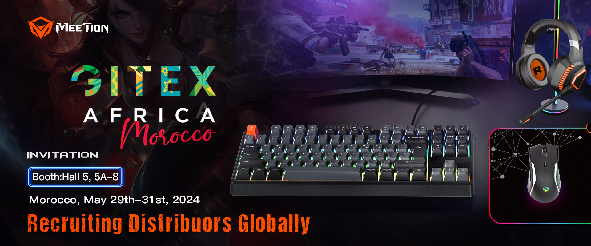 MEETION to Launch New Gaming Products at Morocco GITEX 2024