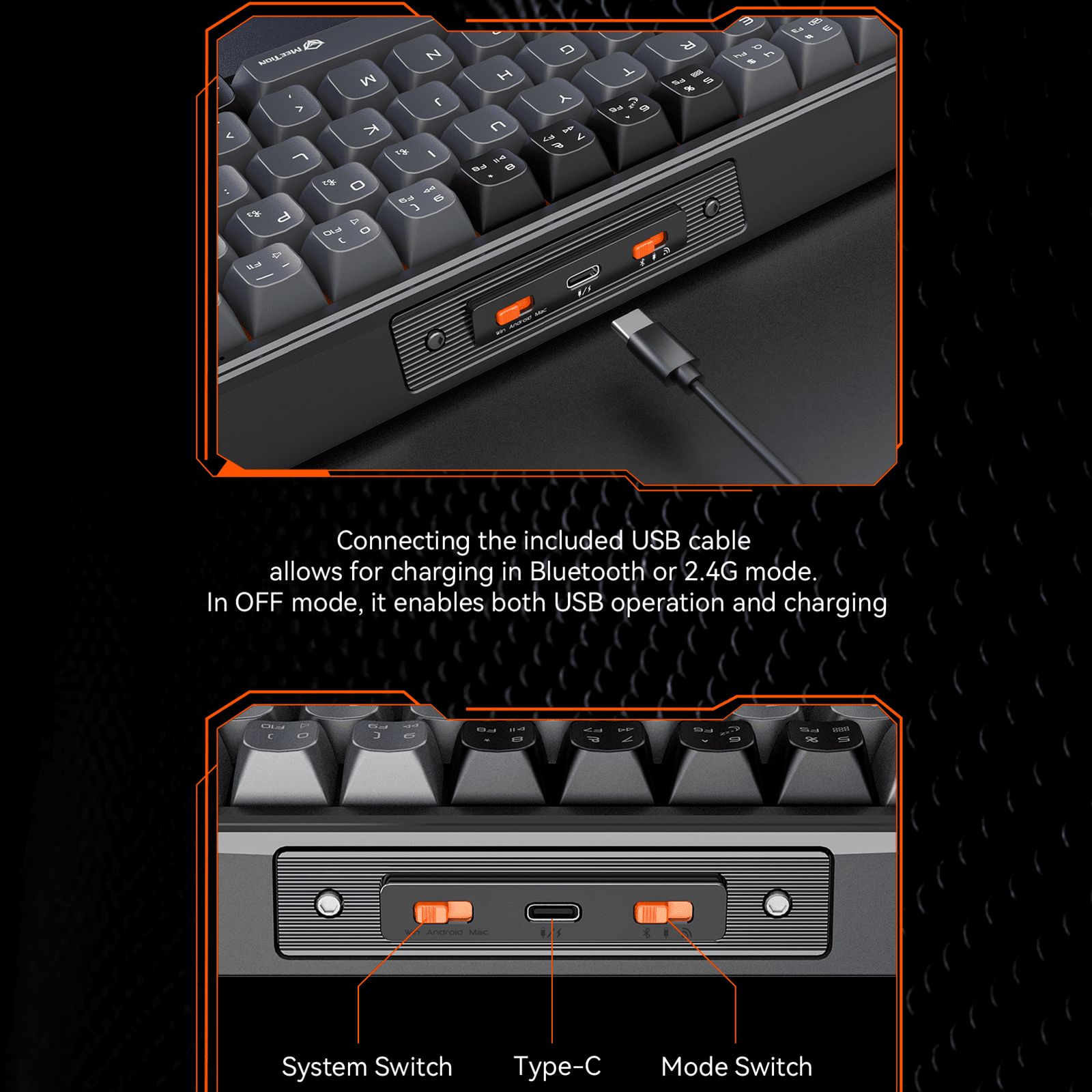 Discover the MK12 Mechanical Keyboard: Wireless Tri-Mode, RGB Backlit ...