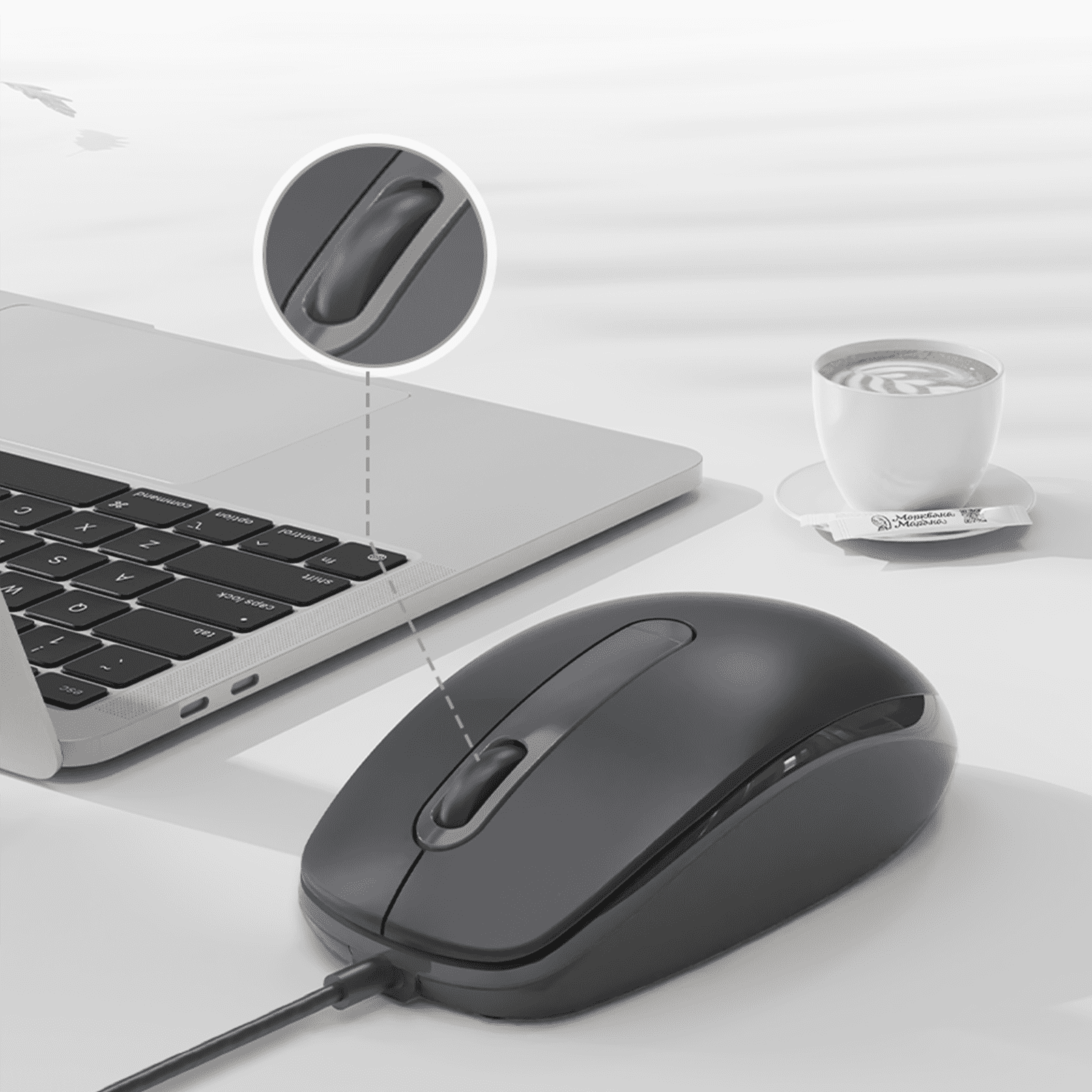 Discover the M100 silent optical mouse, designed for efficient work ...