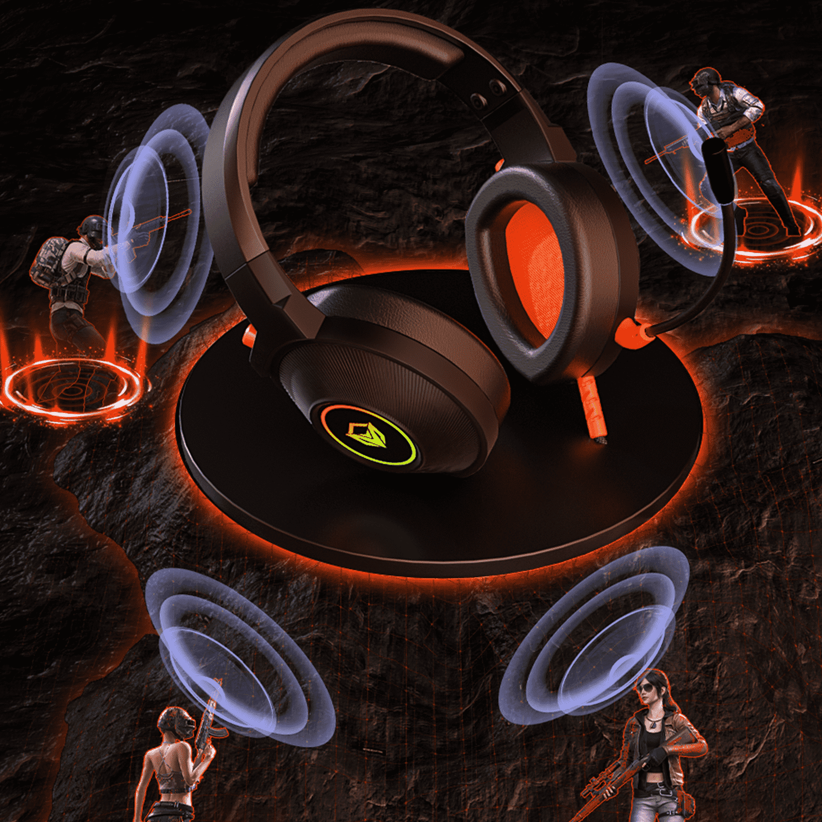 Explore the features of the HP012 Gaming Headset for immersive gaming ...