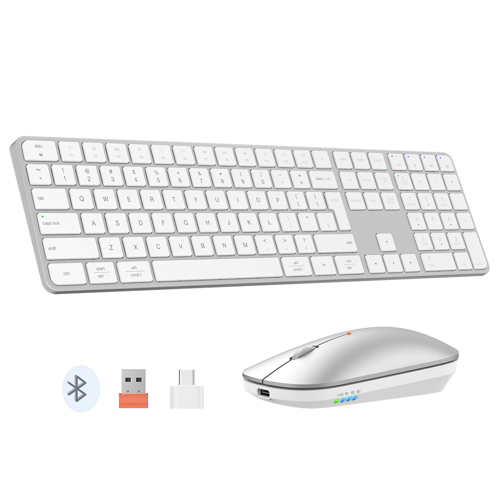Discover our stylish wireless keyboard and mouse set for a modern ...