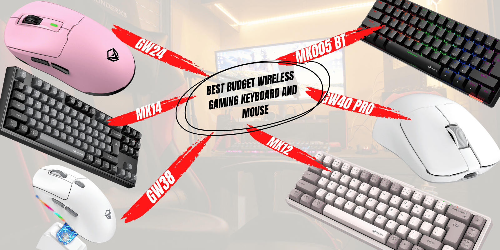 Best Budget Wireless Gaming Mouse and Keyboard
