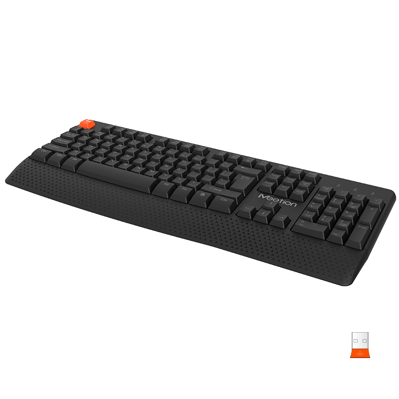 Wireless Ergonomic Keyboard Mouse Combo - Meetion