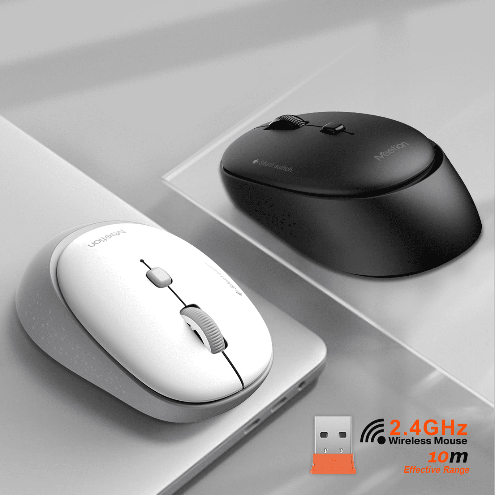 R571 2.4G wireless mouse offers ergonomic design and adjustable DPI ...