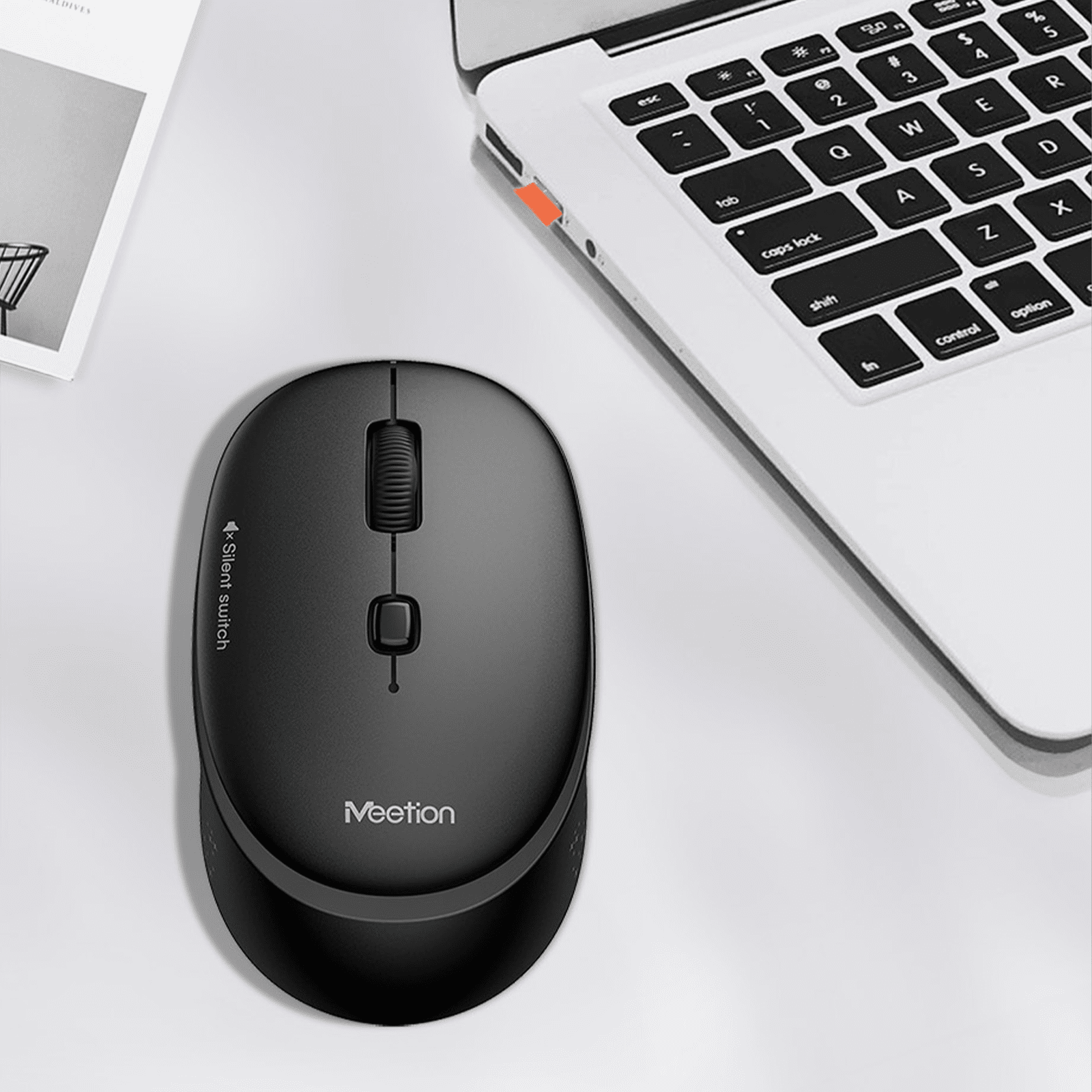R571 2.4G wireless mouse offers ergonomic design and adjustable DPI ...