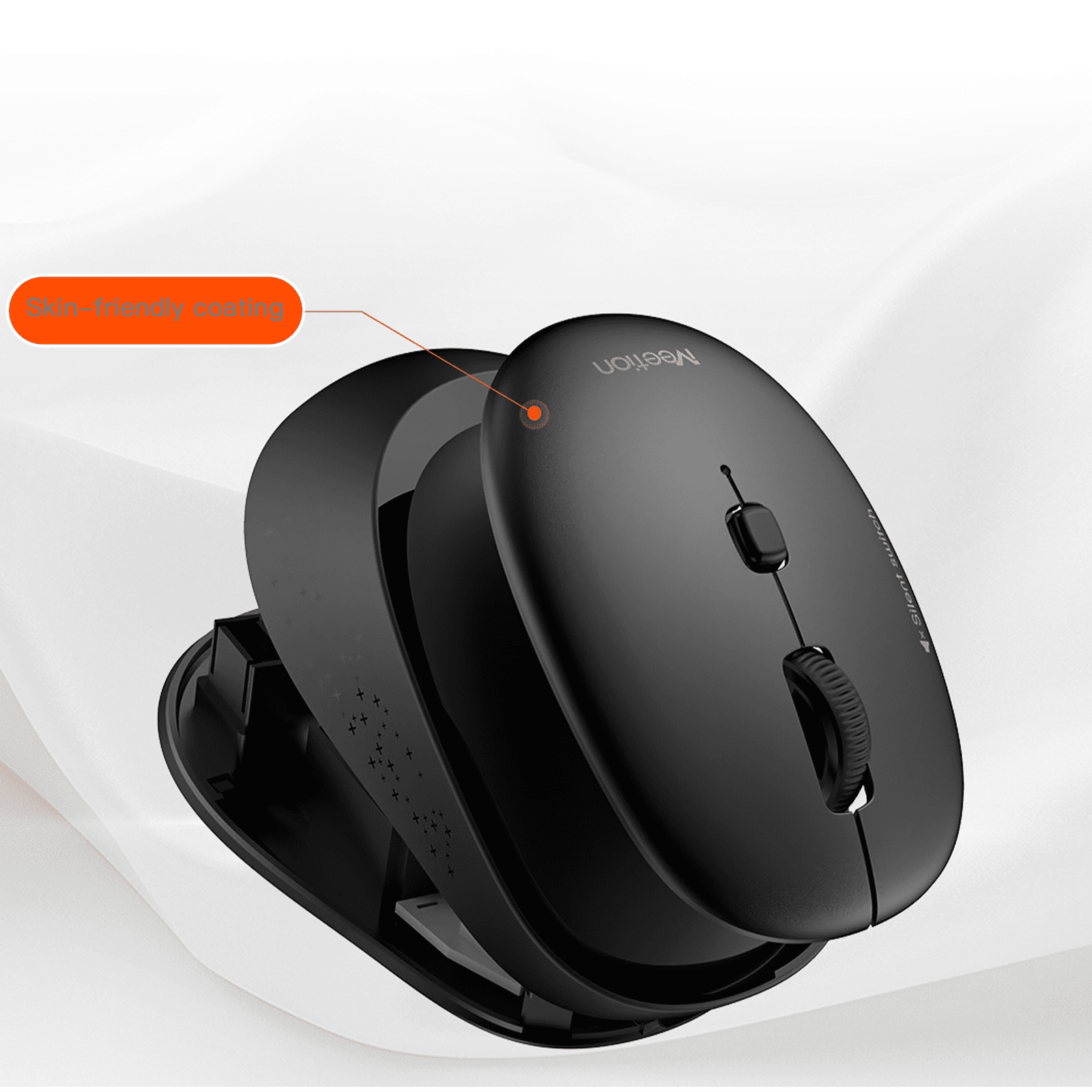 R571 2.4G wireless mouse offers ergonomic design and adjustable DPI ...