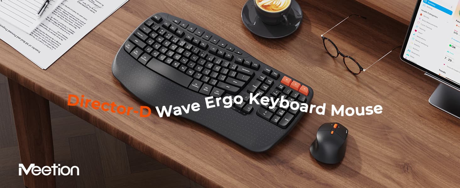 Discover the features of the Director-D ergonomic keyboard and wireless ...