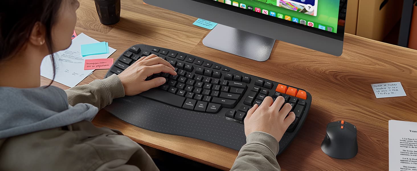 Discover the features of the Director-D ergonomic keyboard and wireless ...