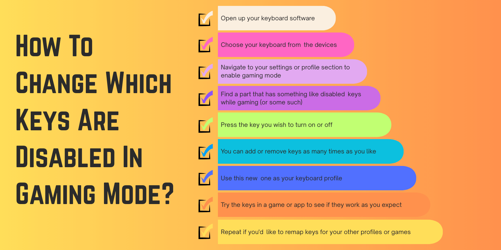 ¿Cómo deshabilitar el modo de juego en un teclado?