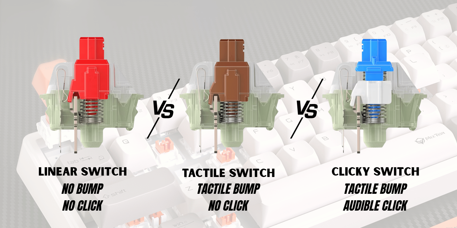 How to Choose a Mechanical Keyboard Switch Type for Typing Comfort?